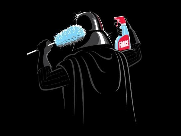 Cool Star Wars Photos: Cool Star Wars Pics, Use The Force… To Clean